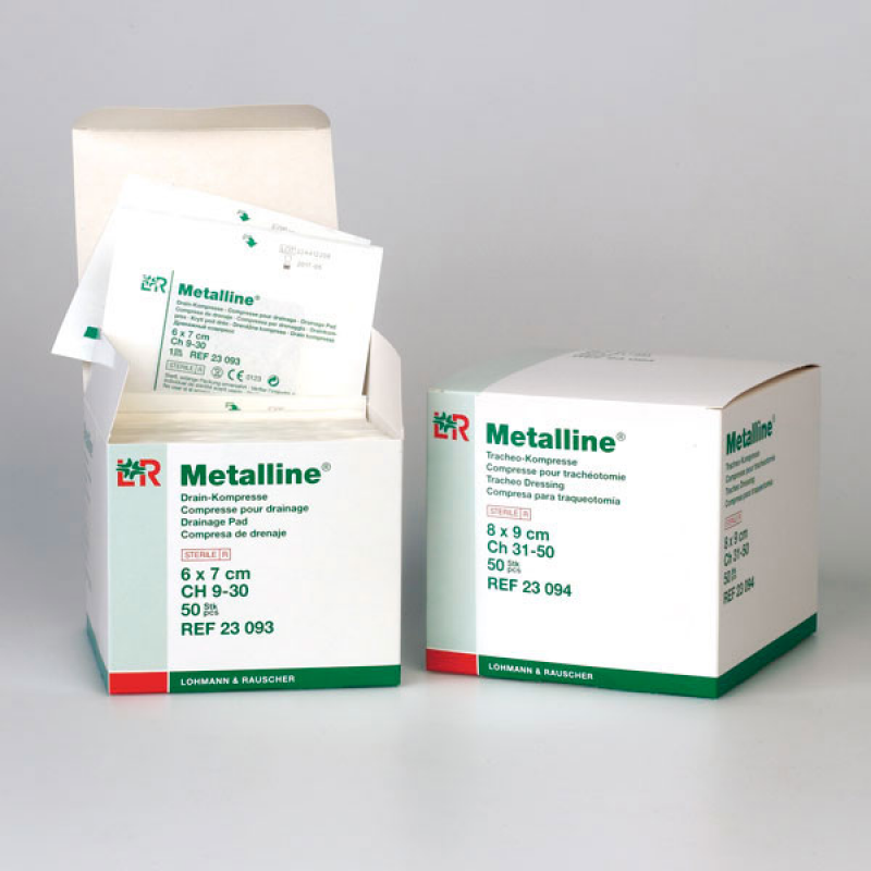Metalline Drain- und Tracheo-Kompressen Lohmann & Rauscher | Tracheo ...