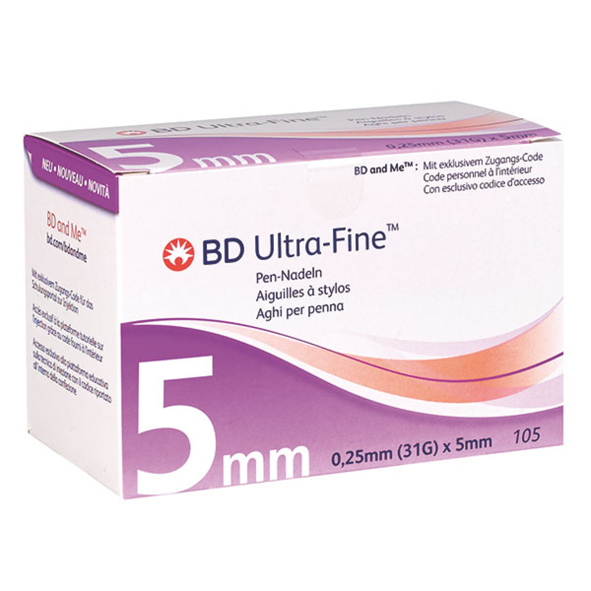 BD Ultra-Fine Pen-Nadel | 8 mm x 0,25 mm | BD Ultra-Fine | I3 320524