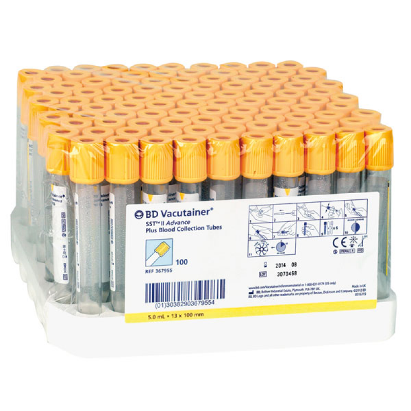 BD Vacutainer SST™ Advance Röhrchen | 100 x 16 mm x 8,5 ml | I4 367953